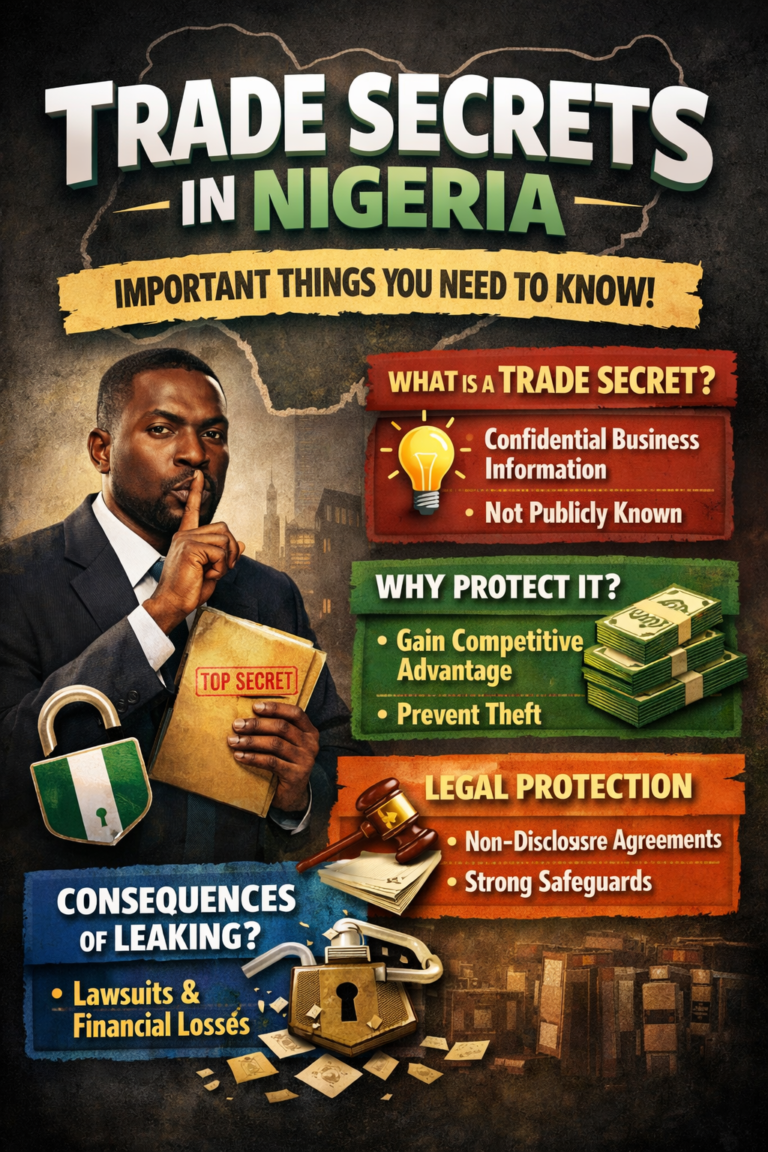 TRADE SECRETS IN NIGERIA: IMPORTANT THINGS YOU NEED TO KNOW